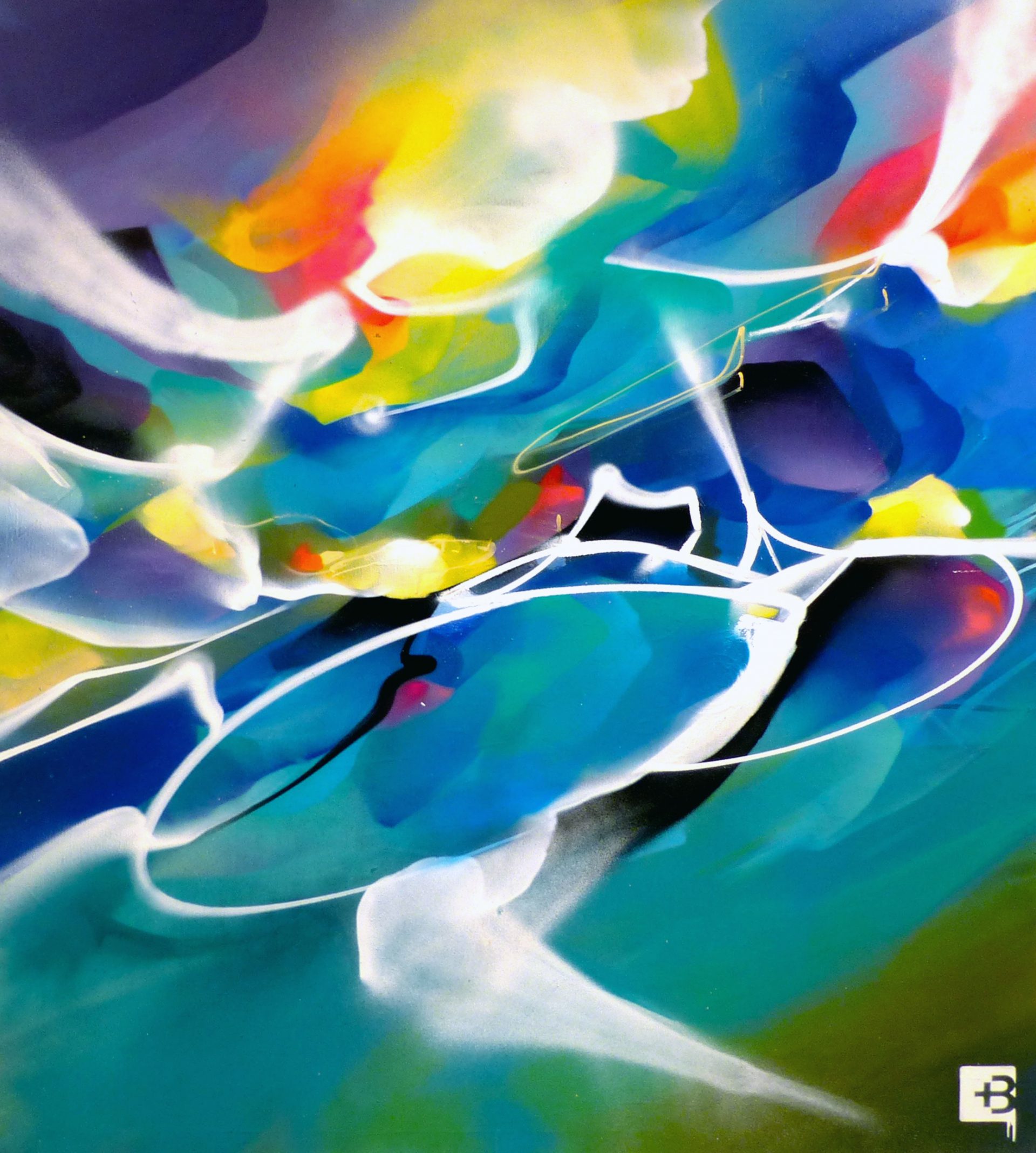 Art abstrait contemporain, abstract graffiti - Nadib Bandi peintures ... Art abstrait contemporain, abstract graffiti - Nadib Bandi peintures ...