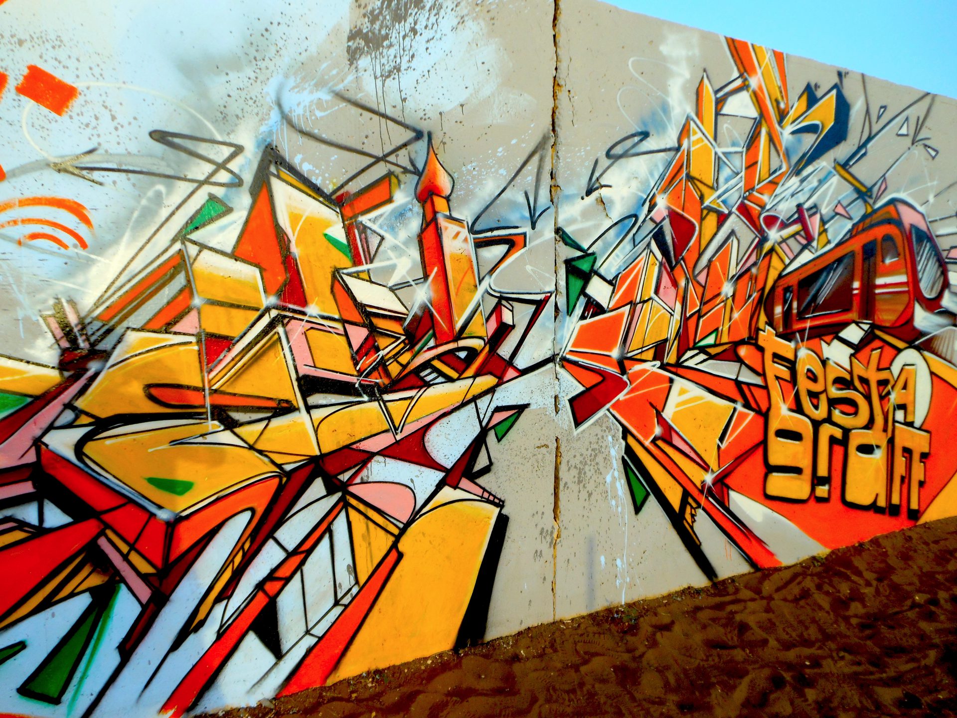 Graffiti à Dakar, Bandi Festigraff 4 - Nadib Bandi Graffiti mural